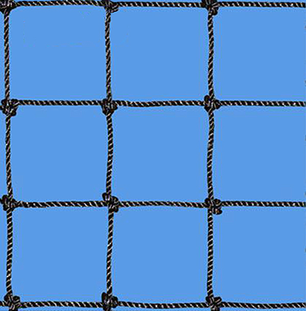 WB0400 - 8' x 12'3" Nylon Rack Guard, 4" Mesh: Industrial Netting