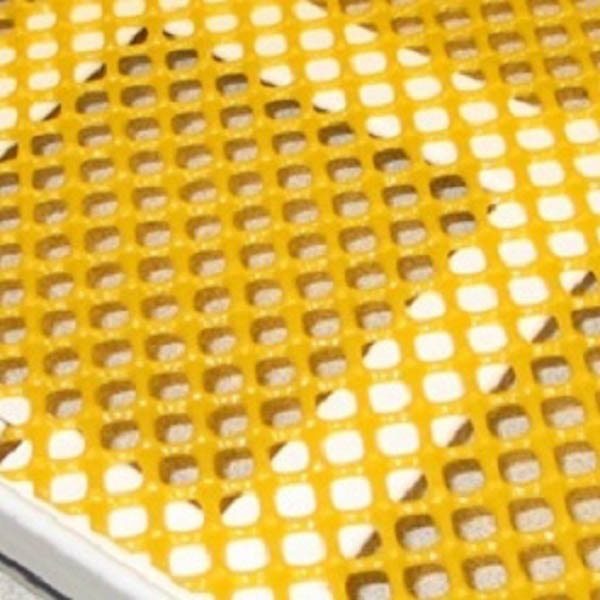 XY3011 Yellow 1/2-inch Polypropylene/Polyethylene Mesh: Industrial Netting